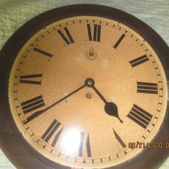 ELLIOT | Other | Wwii Raf Royal Air Force Wall Clock Complete Restored ...